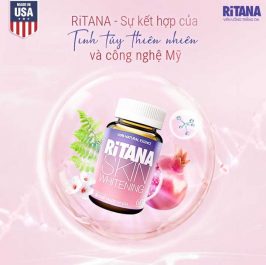 [Review] Viên uống trắng da Hoa hậu RiTANA có tốt không, giá bao nhiêu